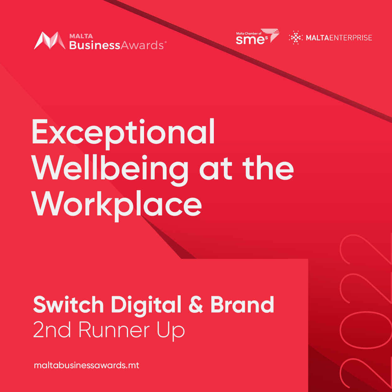Switch Recognized for Exceptional Wellbeing at Workplace by Malta ...